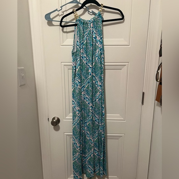 Dresses | Nwt Lilly Pulitzer Bingham Midi Dress In Prism Blue Good ...
